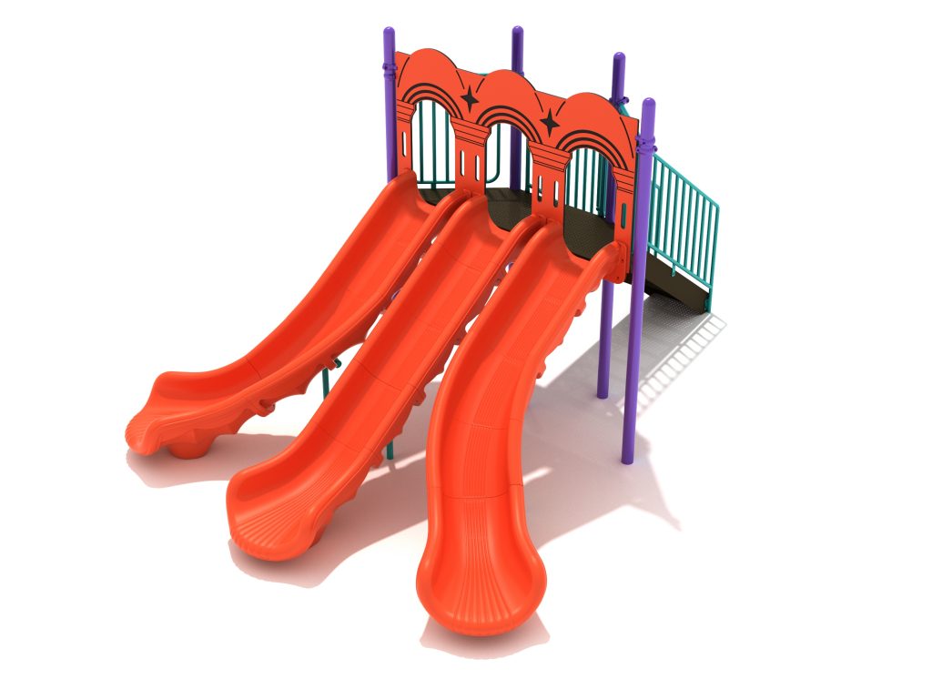5' Triple Sectional Split Slide - Commercial Playground Solutions